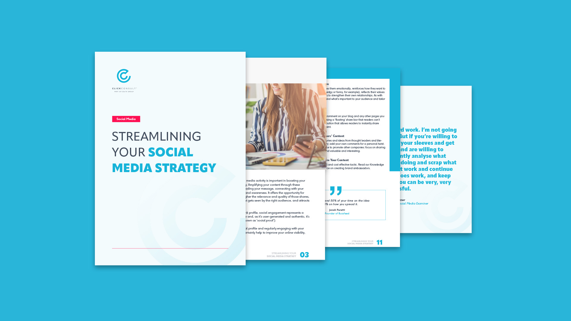 Streamlining Your Social Media Strategy eBook - Click Consult